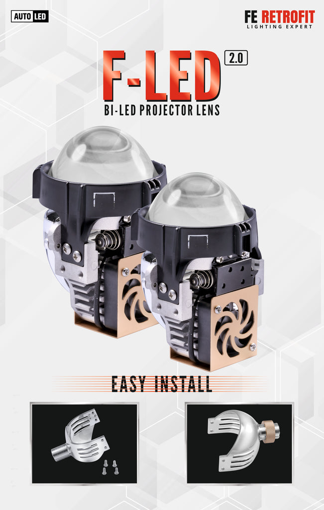 F LED 2.0 Bi Led Projector Lens – FE Retrofit